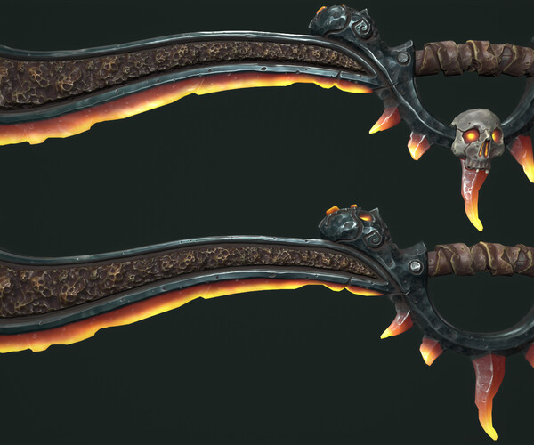 ArtStation - Fantasy undead weapons collection | Game Assets