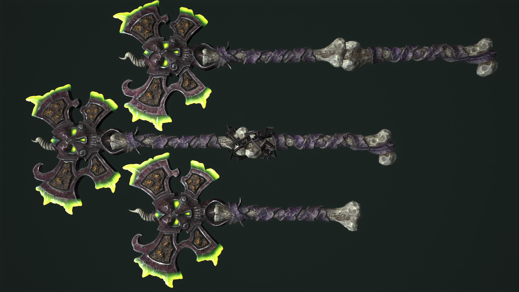 ArtStation - Fantasy undead weapons collection | Game Assets