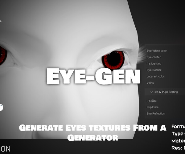 ArtStation - Eye Generator (Substance Designer & Painter) | Resources