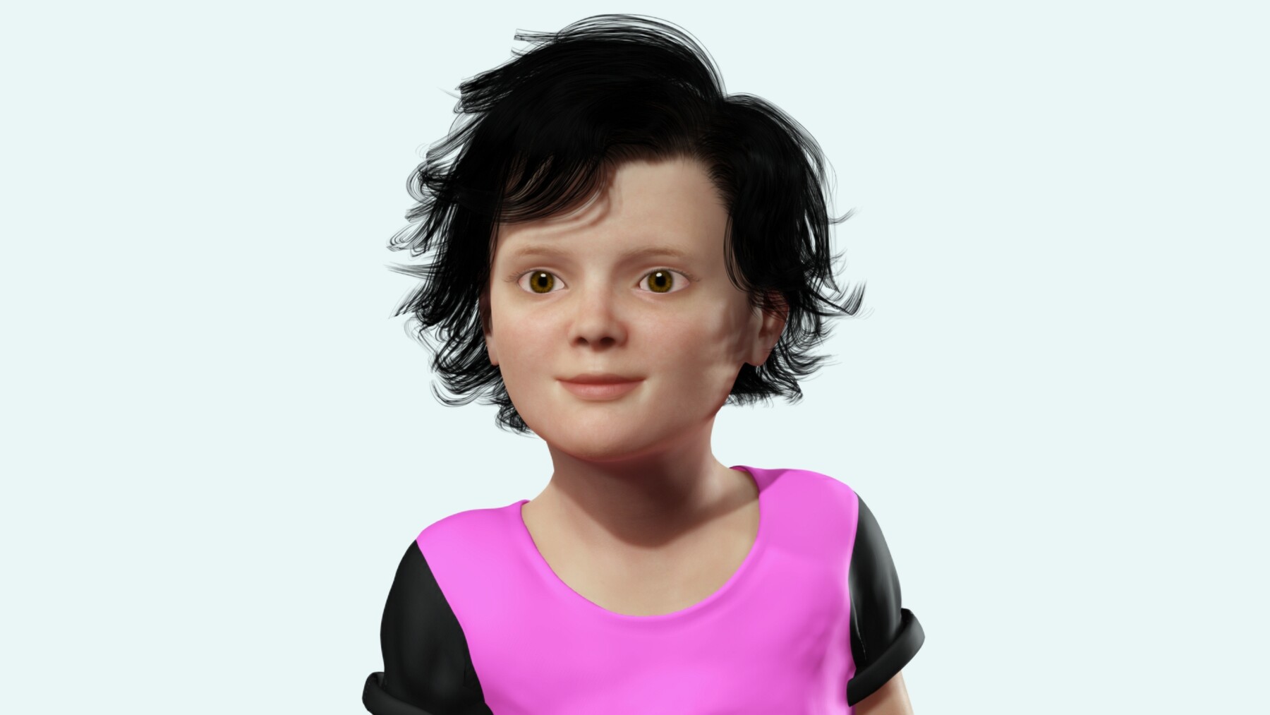 ArtStation - Realistic Girl child | Game Assets