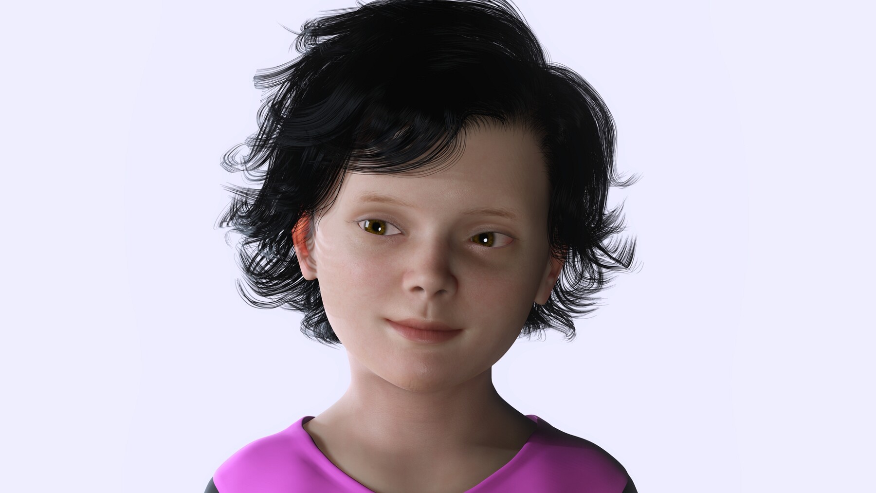 ArtStation - Realistic Girl child | Game Assets