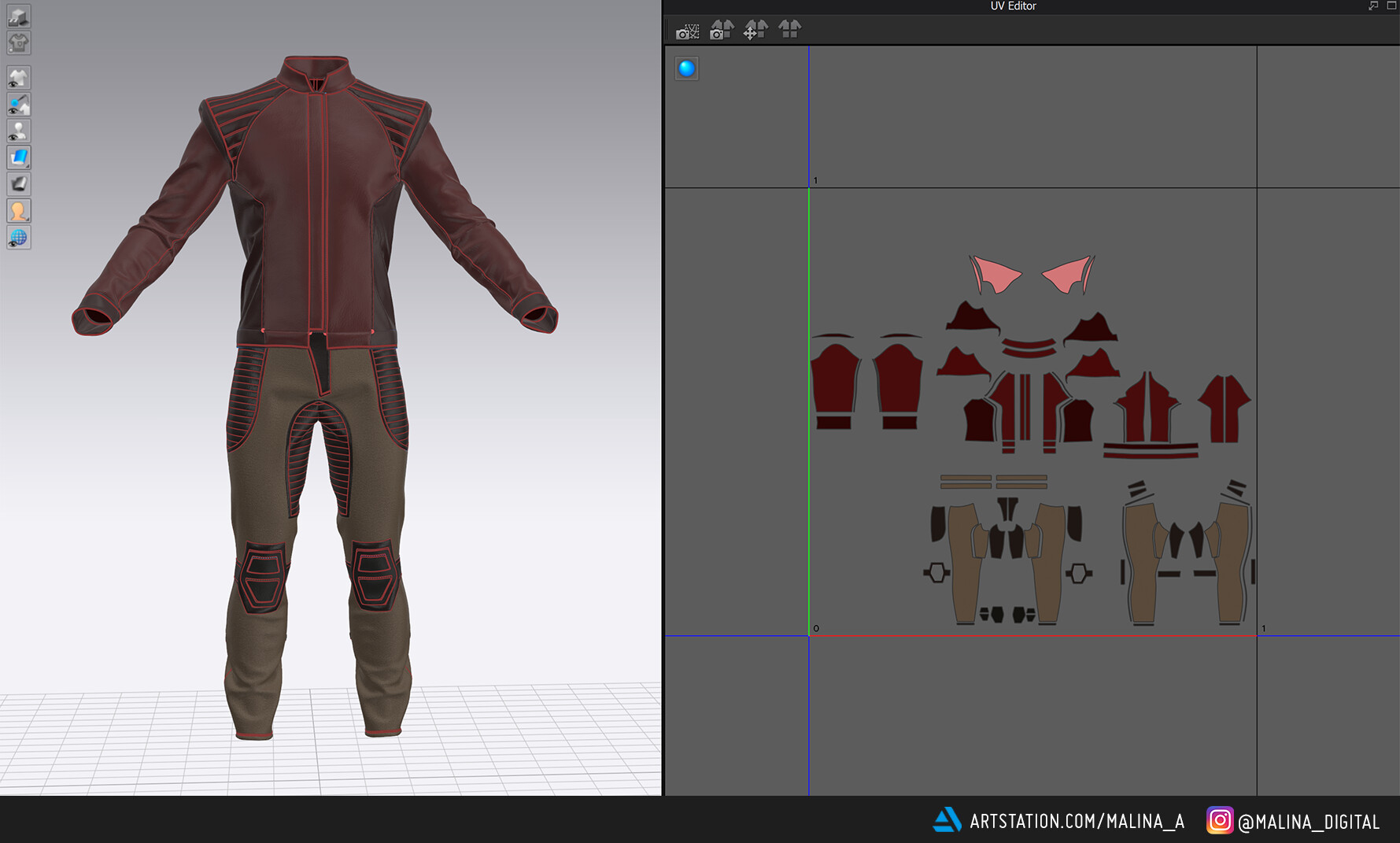 ArtStation - Men's outfit_027. Marvelous Designer/Clo3d + OBJ + Blend ...