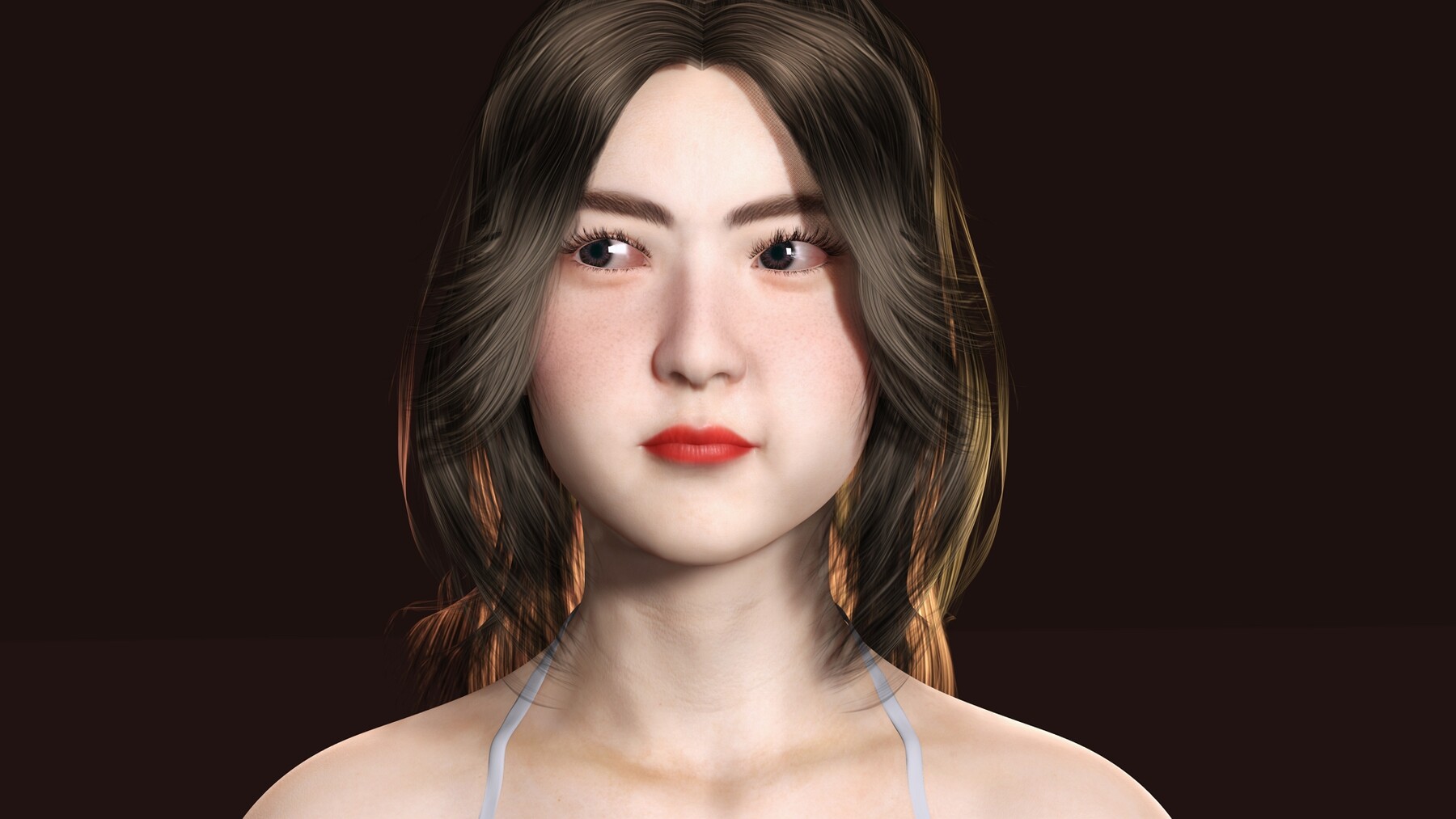 Artstation Naked Japanese Girl Game Ready Game Assets