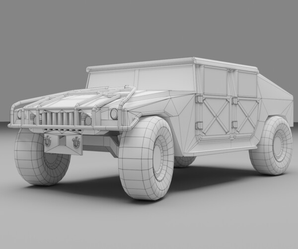 ArtStation - Humvee | Game Assets