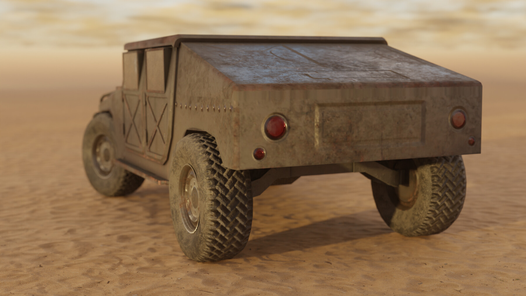 ArtStation - Humvee | Game Assets