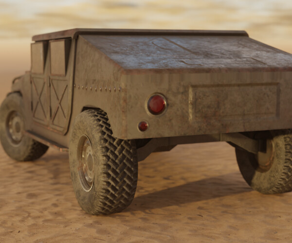 ArtStation - Humvee | Game Assets