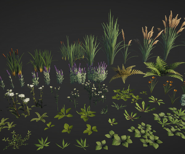 ArtStation - Grass Field Pack | Game Assets