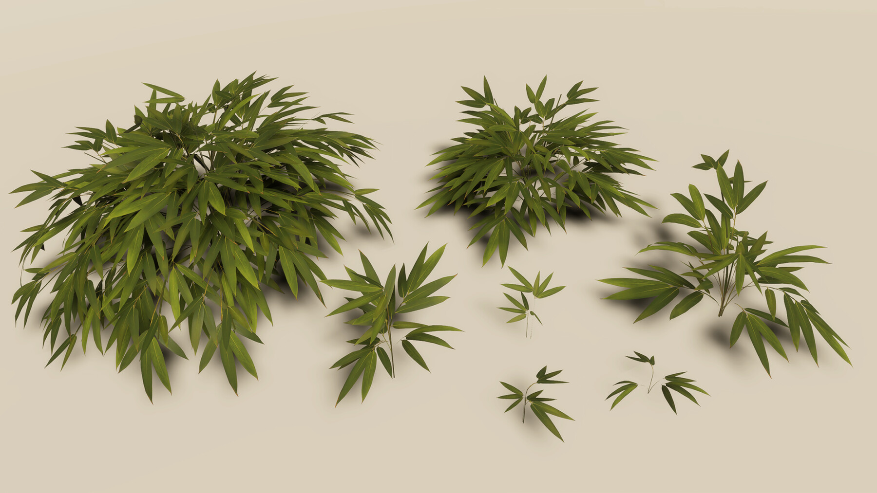 ArtStation - Bamboo Bush Pack | Game Assets