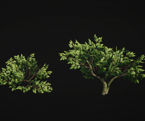 ArtStation - Stylized Birch Trees | Game Assets