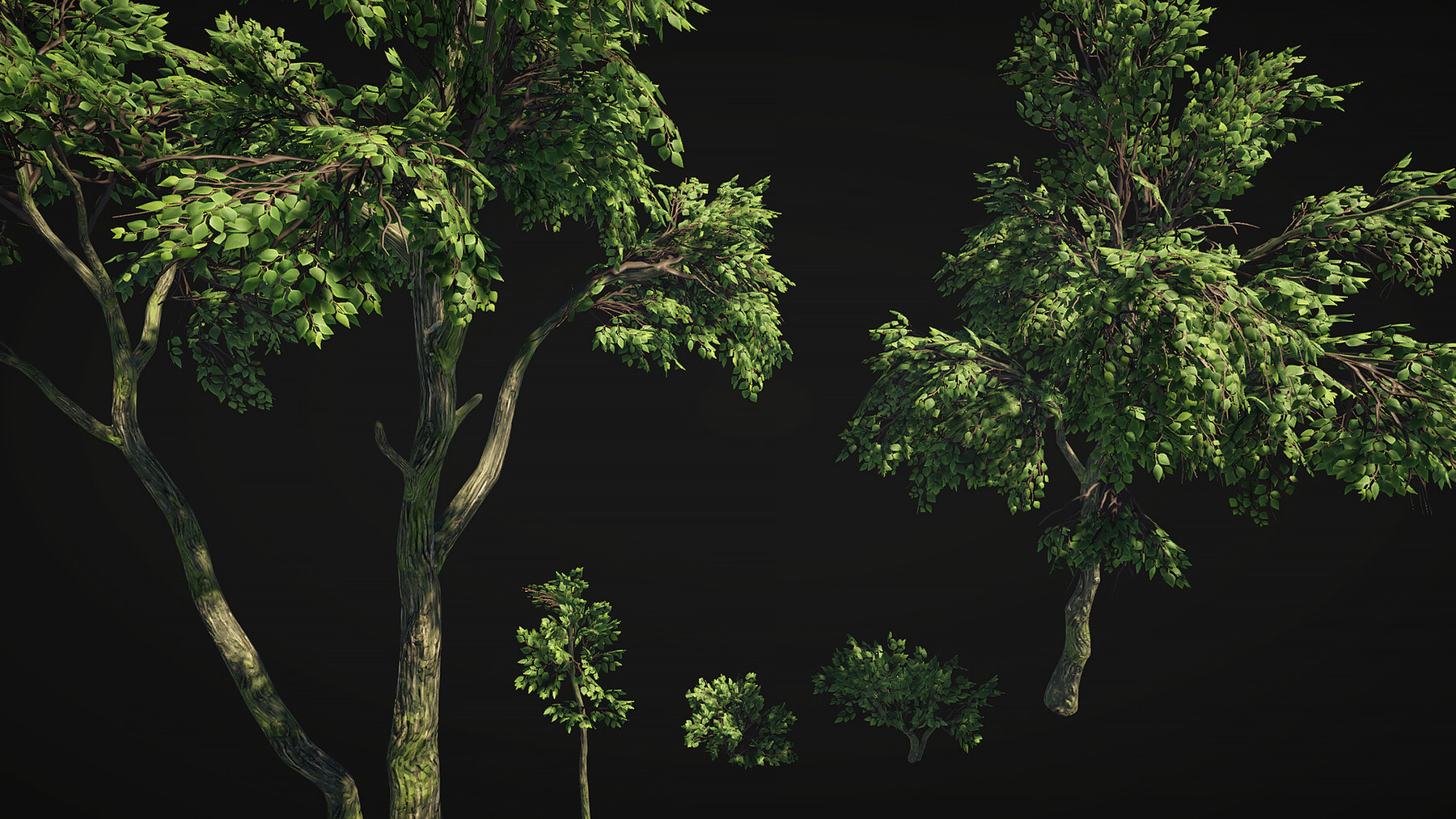 ArtStation - Stylized Birch Trees | Game Assets