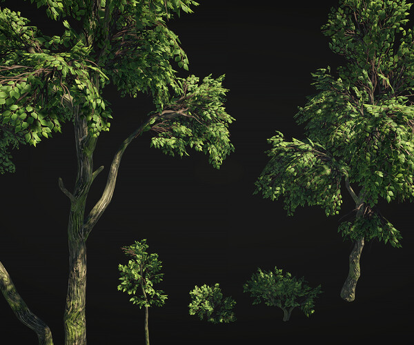 ArtStation - Stylized Birch Trees | Game Assets