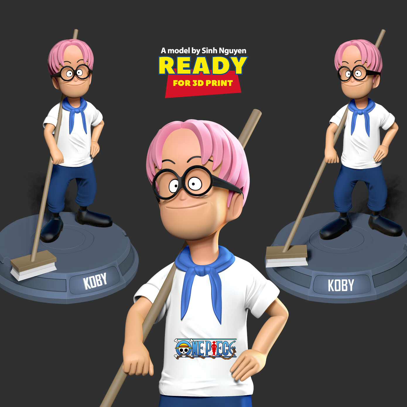 ArtStation - Kid Koby - One Piece Fanart | Resources