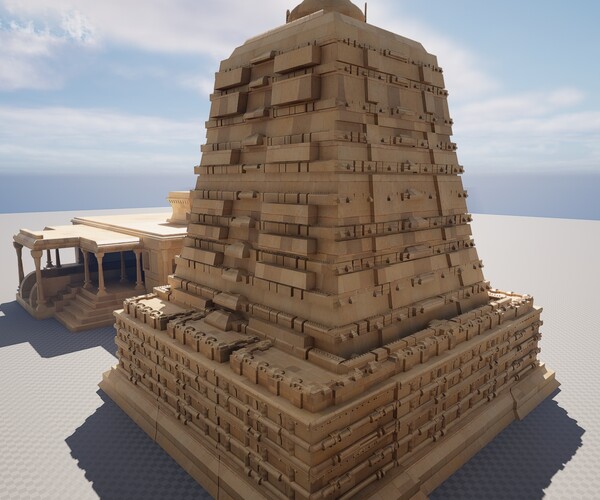 ArtStation - Temple Kitbash 3D KIT | Resources