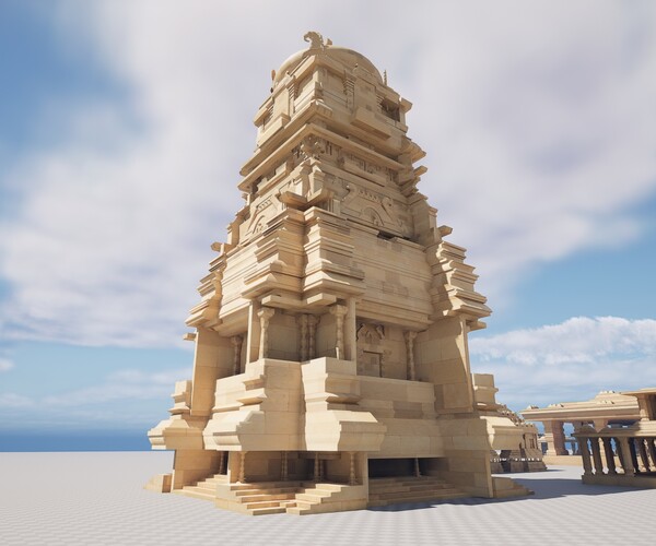 ArtStation - Temple Kitbash 3D KIT | Resources