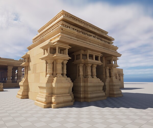 ArtStation - Temple Kitbash 3D KIT | Resources