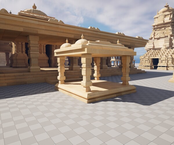 ArtStation - Temple Kitbash 3D KIT | Resources