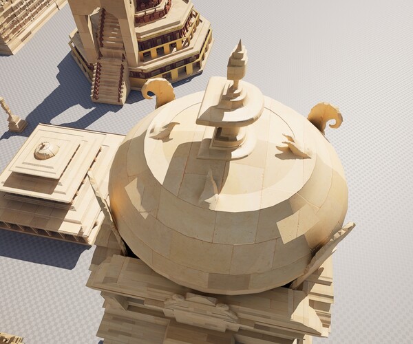 ArtStation - Temple Kitbash 3D KIT | Resources
