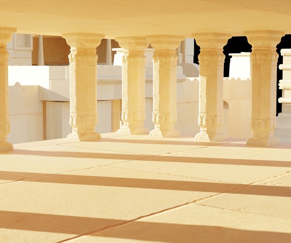 ArtStation - Temple Kitbash 3D KIT | Resources