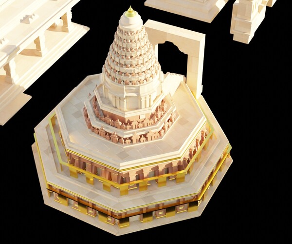 ArtStation - Temple Kitbash 3D KIT | Resources