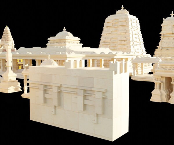 ArtStation - Temple Kitbash 3D KIT | Resources