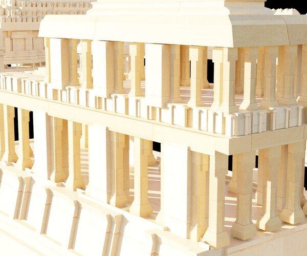 ArtStation - Temple Kitbash 3D KIT | Resources