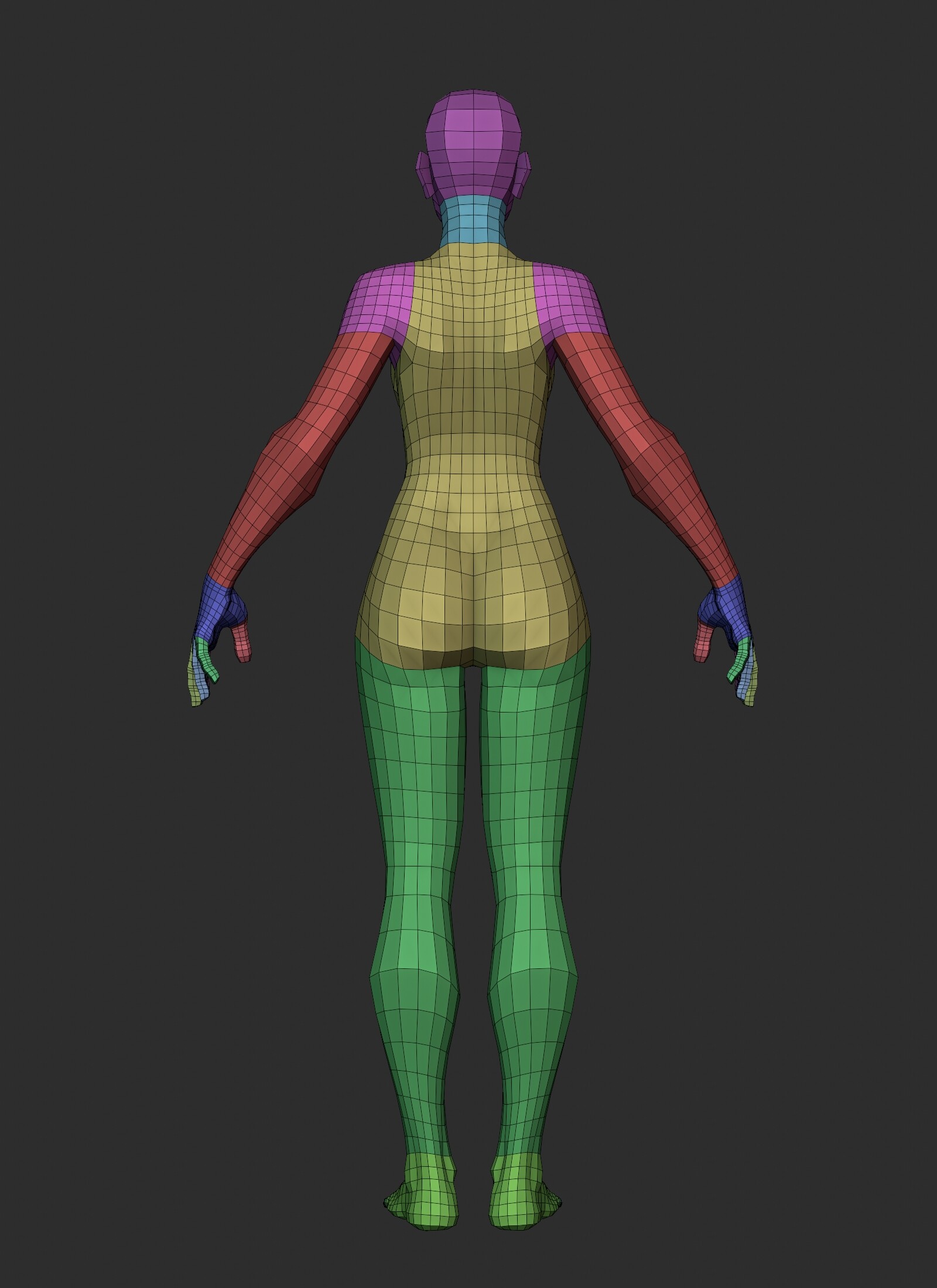 ArtStation - Stylized Lowpoly Female Basemesh | Resources