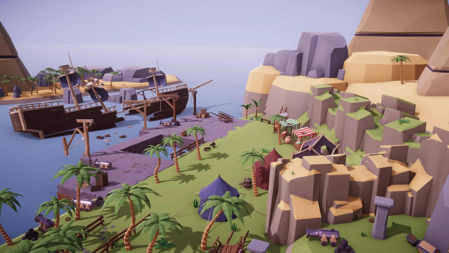 ArtStation - Low Poly Island Mega Pack RG | Game Assets