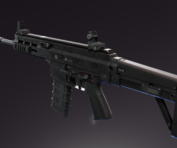 ArtStation - BT APC Rifle | Game Assets