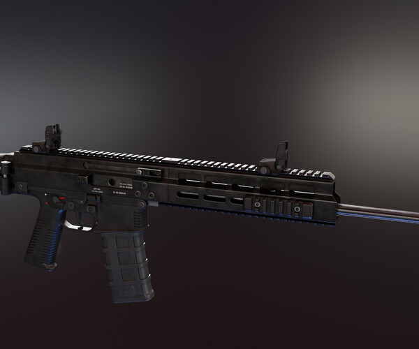 ArtStation - BT APC Rifle | Game Assets