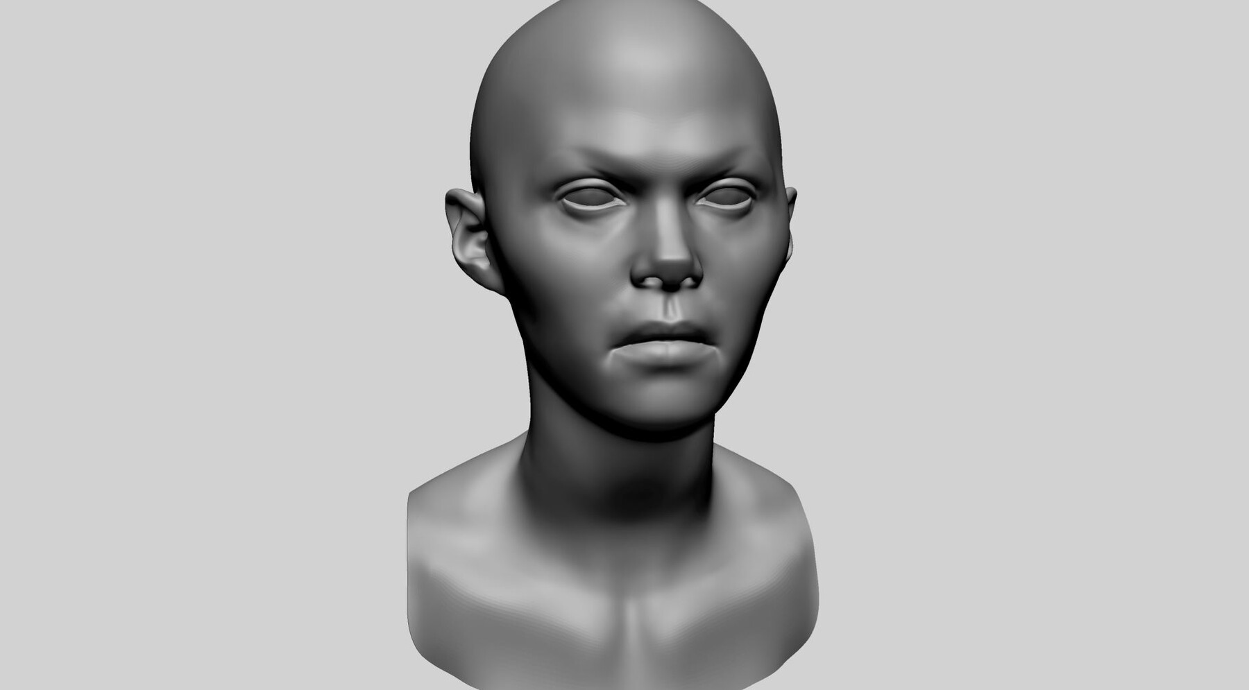 ArtStation - Female Head Basemesh - Expressions | Resources