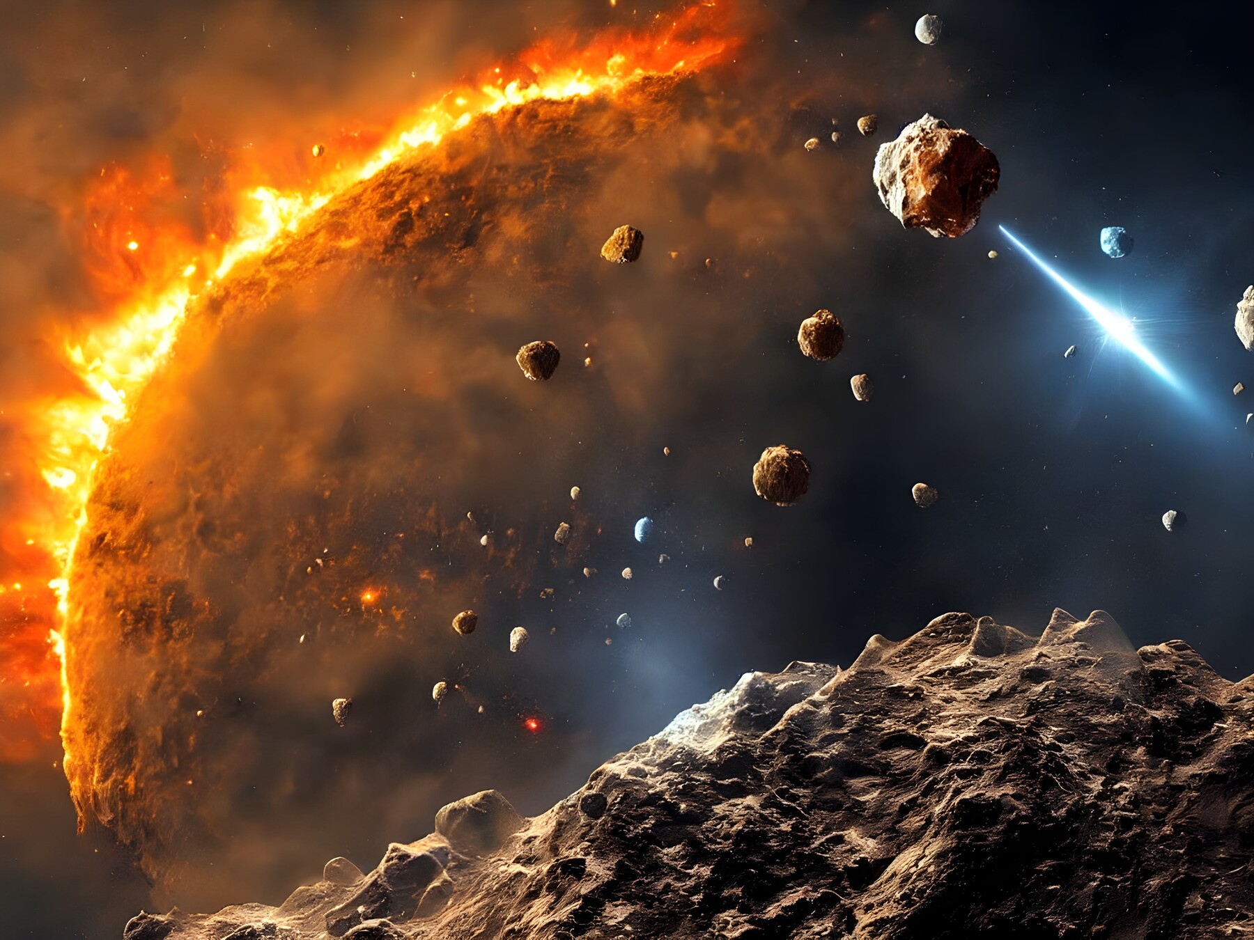 ArtStation - Explosion in Open Space pack | Artworks