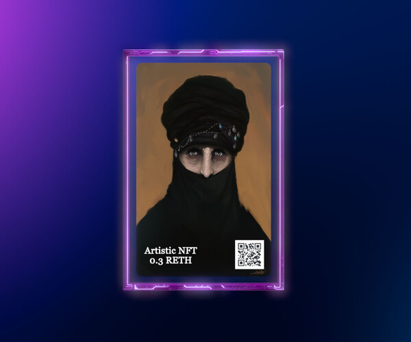 ArtStation - 3D NFT Card Template V3 after effects | Artworks