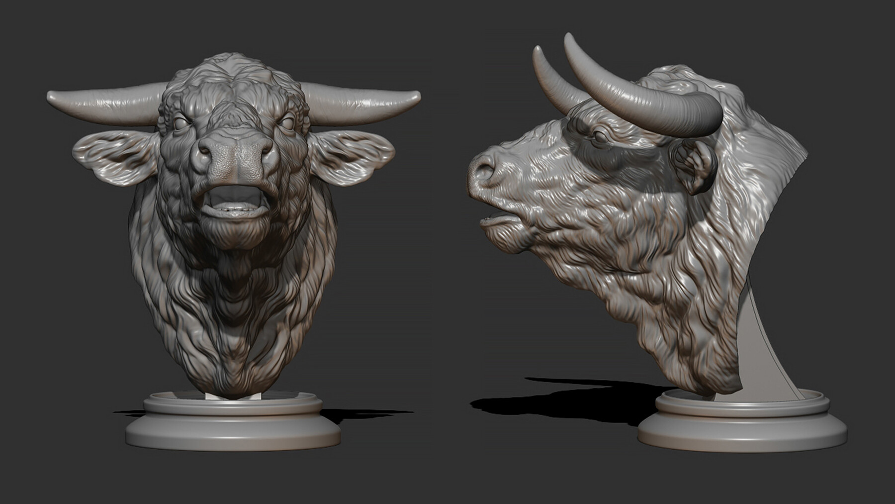 ArtStation - Bull bellows | Resources
