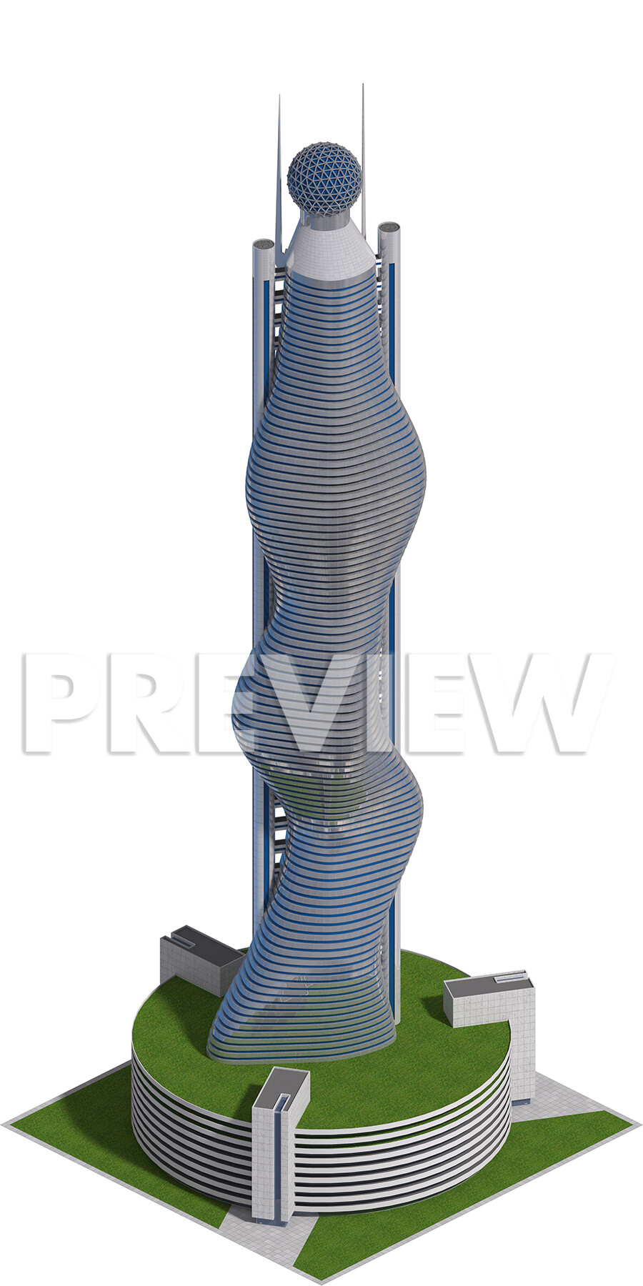 ArtStation - Architecture (Tile#0028, 1x1) – Dimetric Projection ...