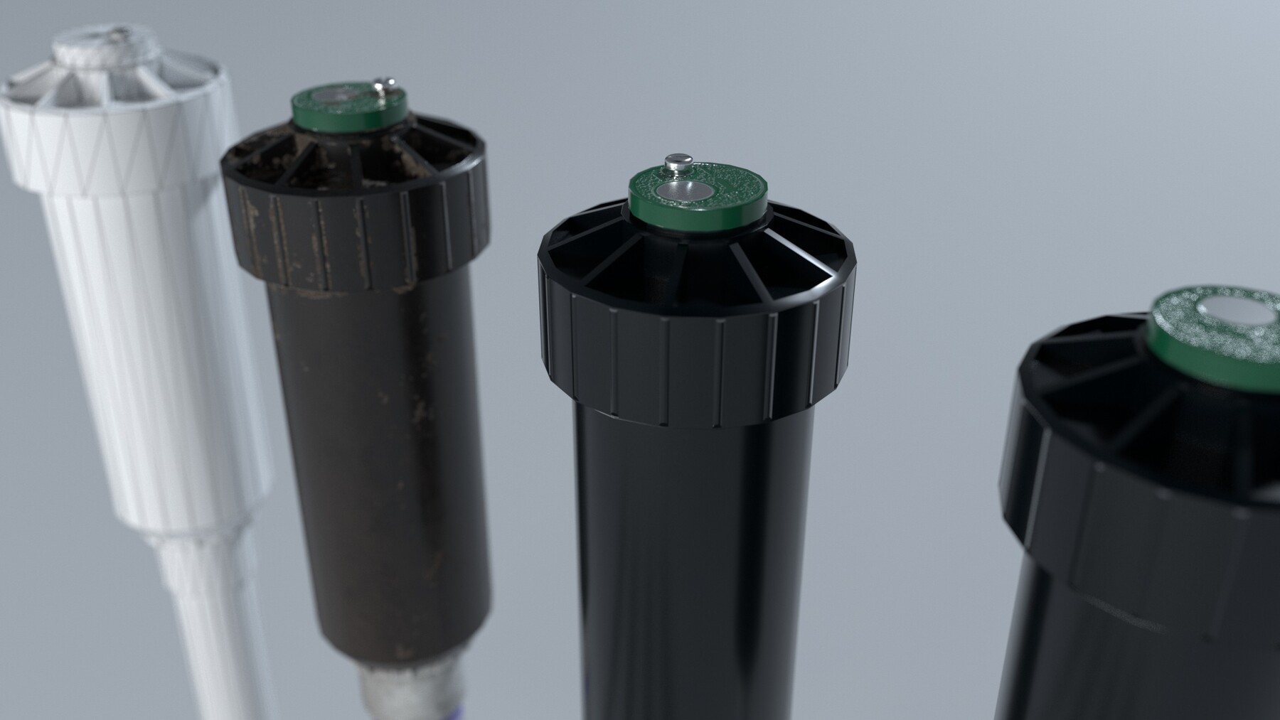 ArtStation - Automatic Sprinkler System Pack | Game Assets