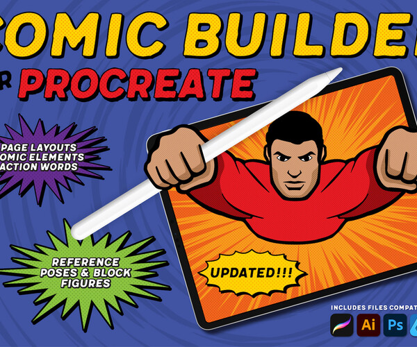 ArtStation - Comic Builder For Procreate | Brushes