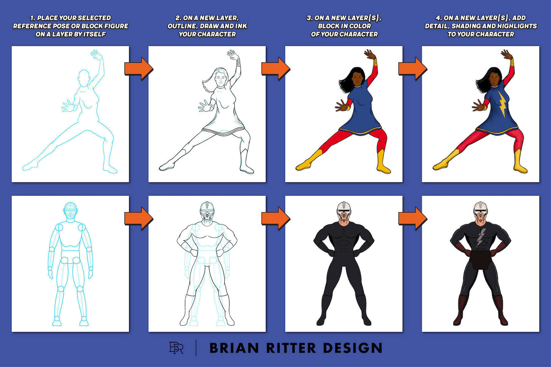 ArtStation - Comic Builder For Procreate | Brushes