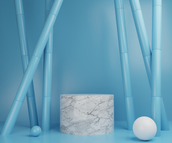 ArtStation - 3d rendering of pastel color backdrop blender 3.x | Resources