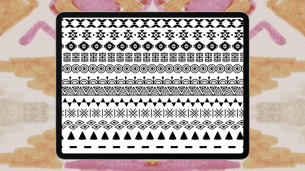 Artstation Border Brush Set For Procreate Brushes