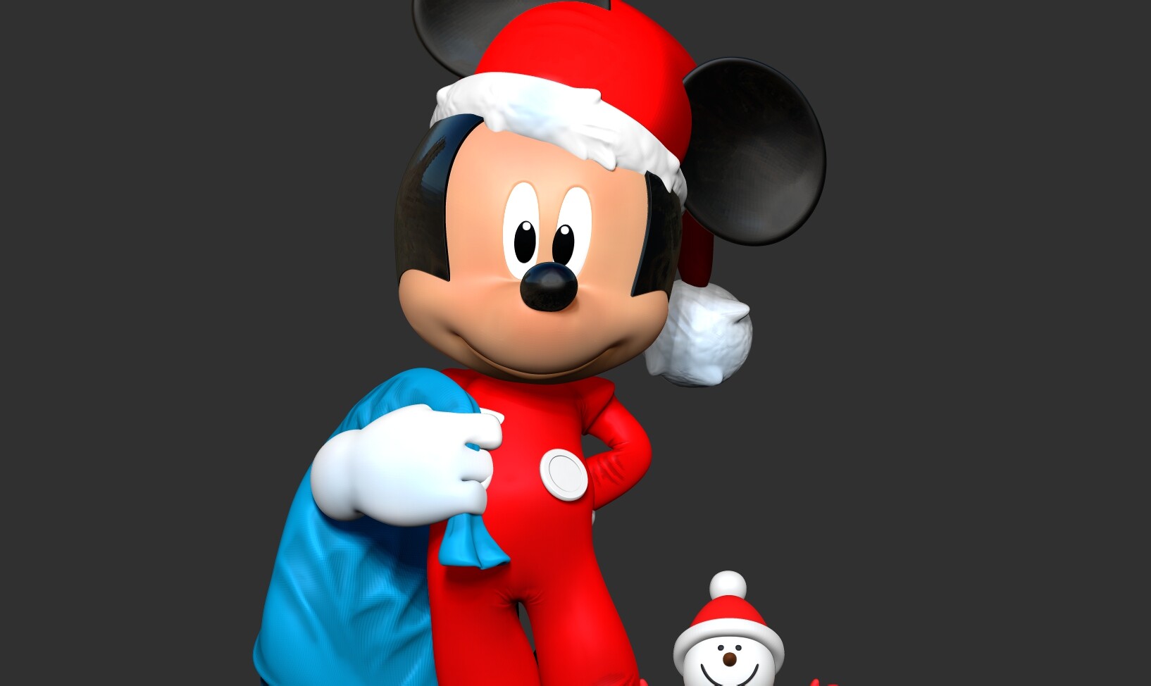 ArtStation - Santa Mickey Mouse | Resources