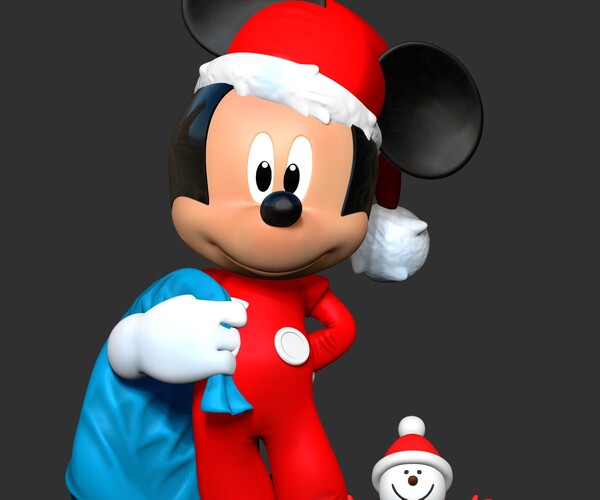 ArtStation - Santa Mickey Mouse | Resources