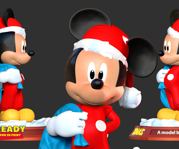 ArtStation - Santa Mickey Mouse | Resources