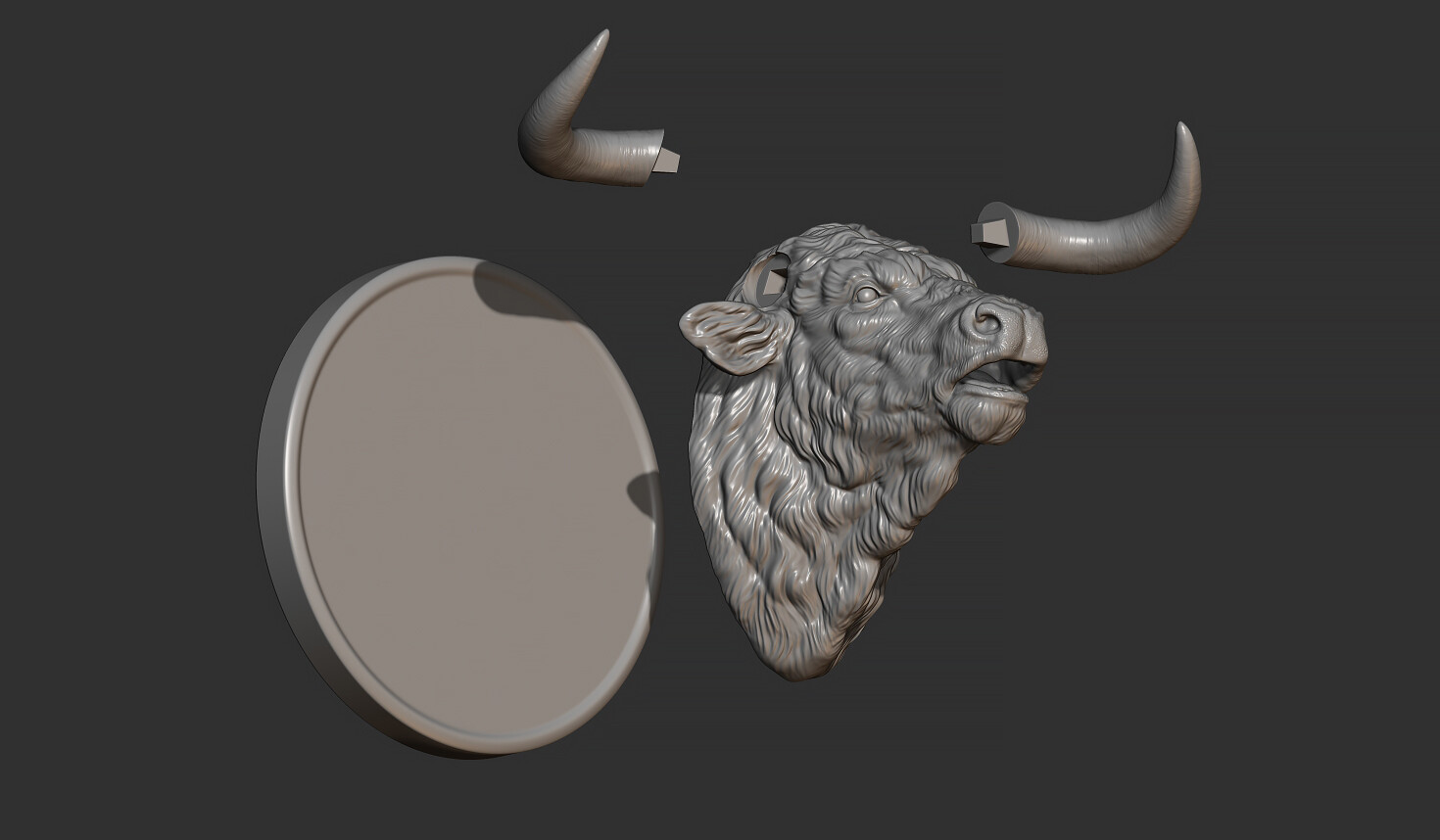 ArtStation - Bull head bellows | Resources
