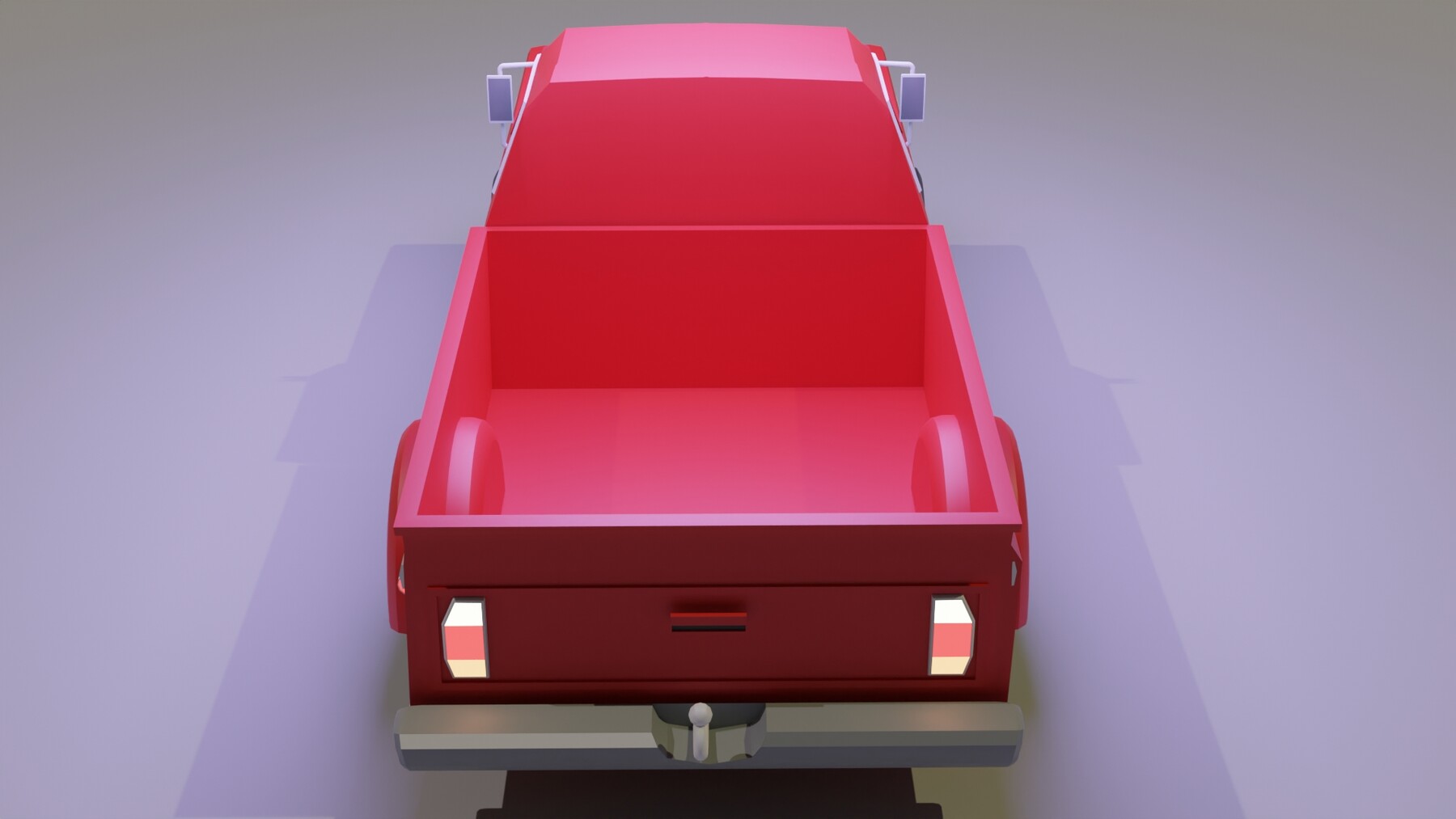 ArtStation - Ford F100 Pickup Truck Low-poly 3D model | Game Assets