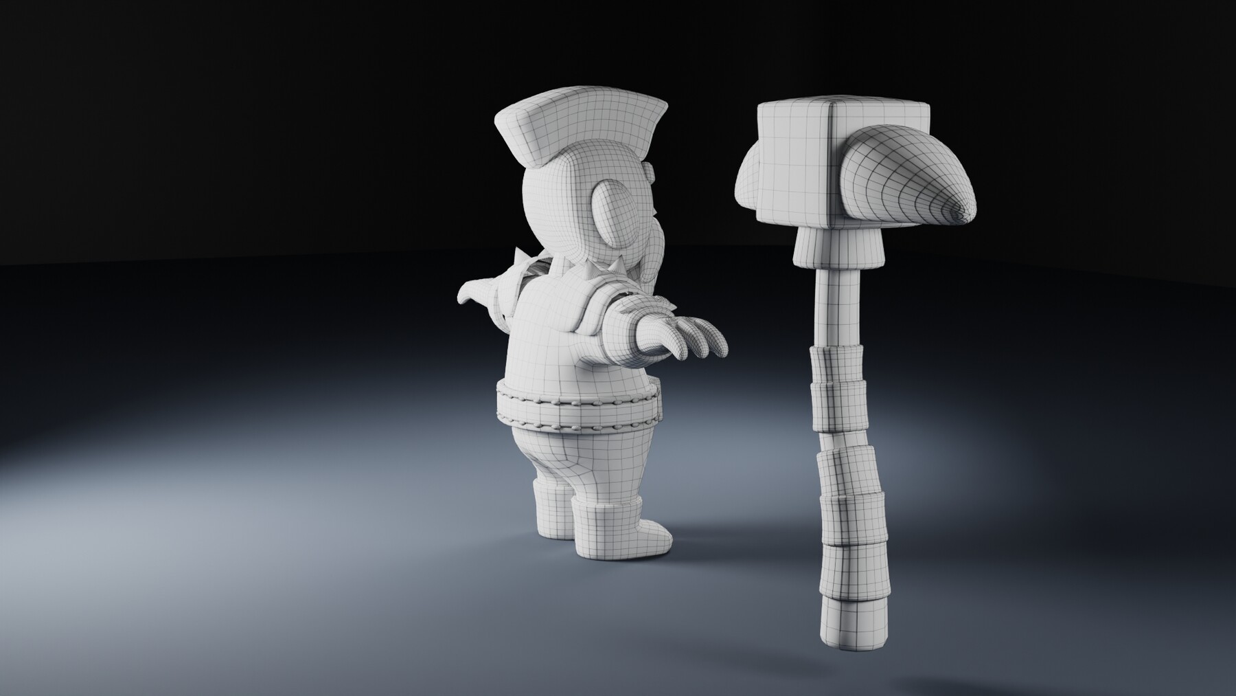 ArtStation - Hobbit Character Stylized Low-poly 3D model | Game Assets