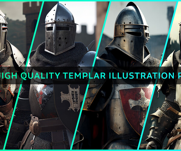 ArtStation - 20 High Quality Templar Illustration Pack | Artworks