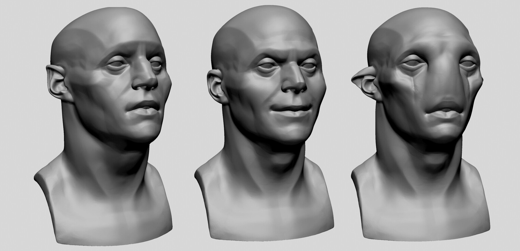 ArtStation - Male Head Planes and Different Shapes | Resources