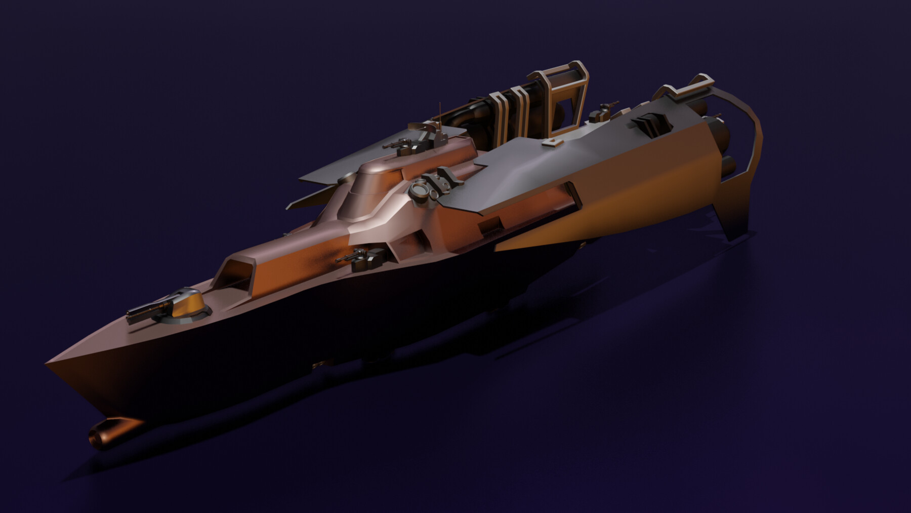 ArtStation - SPACE SHIP LOW POLY GAME READY | Game Assets