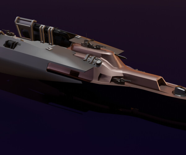 ArtStation - SPACE SHIP LOW POLY GAME READY | Game Assets