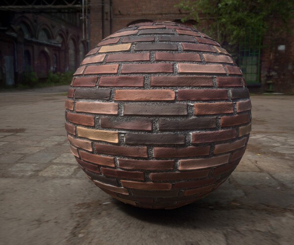 ArtStation - Bricks - 5 Substance Materials . Sbsar | Game Assets
